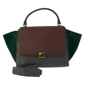 Celine Pre-owned Trapeze Leder Wildleder Handtasche - - Pre-owned - Damen - Mehrfarbig - ONE SIZE