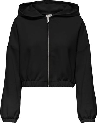 Only Only, Femme, Sweatshirts et sweats &agrave; capuche, Noir, Taille: 42 FR SweaT-shirt zipp&eacute;