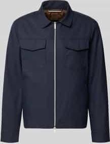 Bugatti Jacke mit Pattentaschen und Zweiwege-Rei&szlig;verschluss