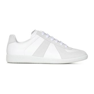 Maison Margiela Wei&szlig;e Sneakers mit Schn&uuml;rung - - Shoes - Herren - Wei&szlig; - 40 EU