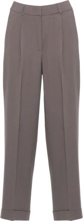 PESERICO Femme, Pantalons, Brun, Taille: 36 FR Cropped Pantalons