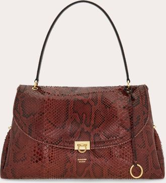 Ferragamo Damen Gancini Umh&auml;ngetasche (L) Rot