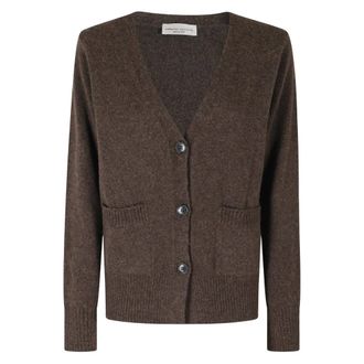 Roberto Collina Cardigan ML - Femme - Pulls - Brun - Taille: 36 FR