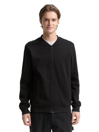 Tom Tailor Denim Sweatshirt TOM TAILOR DENIM, Herren, Gr. XXL, schwarz, Sweatware, Obermaterial: 60% Baumwolle, 40% Polyester, unifarben, regular fit normal, ohne Auss