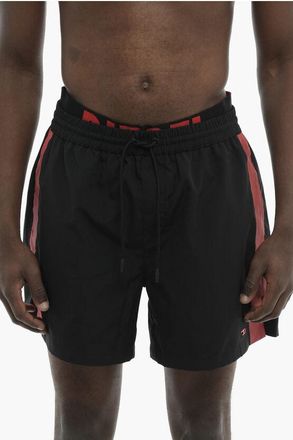 Diesel Regular-Fit Boxer Swim Trunks VISPER-41-D-POP With Logo Elas size Xxl