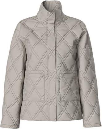 Pieces Quilted Jacket Pcmista Ls Veste matelassée Pwp, Bleu Sarcelle, x_l Femmes