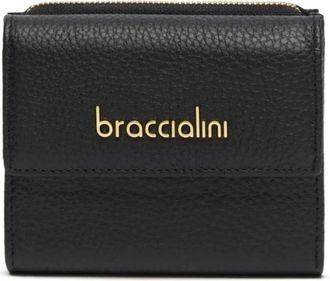 Braccialini Femme, Accessoires, Noir, Taille: ONE Size Petit portefeuille continental