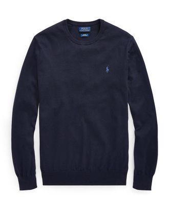 Ralph Lauren Leichter Pullover aus Pima-Baumwolle, Slim Fit in