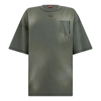 Diesel T-Shirt mit Tasche - - Tops - Herren - Gr&uuml;n - XL