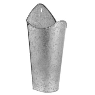 FOMIYES Metallvase zum Aufh&auml;ngen Vintage Blumenk&uuml;bel aus Eisen Kleiner Wand Blumentopf f&uuml;r Trockenblumen und Gartenhaus Deko