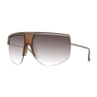 Max Mara Femme, Accessoires, Jaune, Taille: ONE Size Lunettes de soleil masque avec verres d&eacute;grad&eacute;s