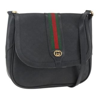 Gucci Sac bandouli&egrave;re en plastique Pre-owned - Femme - Pre-owned - Noir - Taille: ONE Size