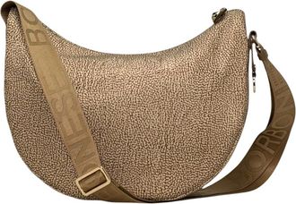 Borbonese Femme, Sacs, Beige, Taille: ONE Size Luna Bag Middle
