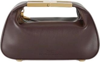 Elisabetta Franchi Femme, Sacs, Brun, Taille: ONE Size Borsa