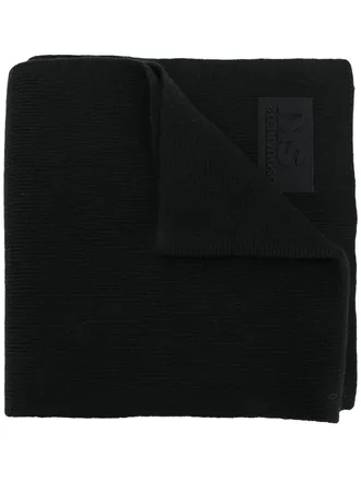 Dsquared2 &eacute;charpe &agrave; patch logo - Noir