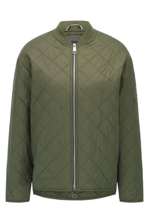 BOSS Damen C_patilda Jacke, Dark Green303, 36 EU