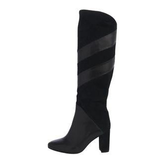 L'Arianna Stiefelette mit Wildlederriemen - - Shoes - Damen - Schwarzk - 40 1/2 EU