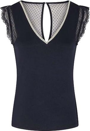 Morgan Femme 232-dochan T-shirt, Marine, S EU