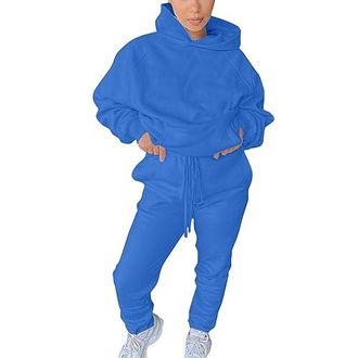 Generic Ensemble de surv&ecirc;tement pour femme - Couleur unie - Mode - Loisirs - Sports - Manches longues - Deux printemps et hiver - Tenue de d&eacute;tente 3 pi&egrave;ces po