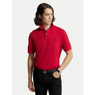 Polo Ralph Lauren Poloshirt Core Replen 710548797 Rot Slim Fit