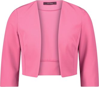 Vera Mont Damen Bolero-Jacke mit Kellerfalten Rose Pink,48