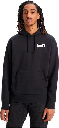 Levi's Herren Relaxed Graphic Sweatshirt Hoodie Kapuzenpullover,Poster Hoodie Caviar*,XS