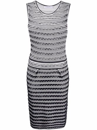 Dior robe ajustée en maille (années 2010) - Blanc