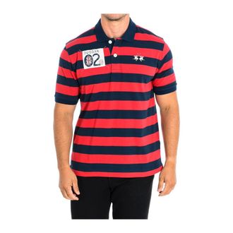 La Martina Kurz&auml;rmeliges Polohemd - - Tops - Herren - Rot - S