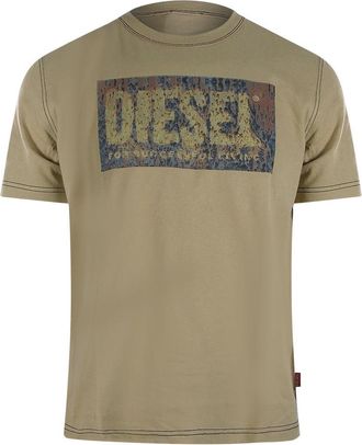 Diesel T-Shirt f&uuml;r Herren, Baumwolle (Pelikangrau)