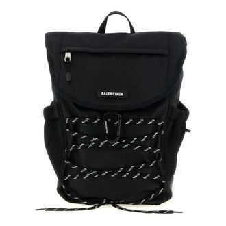 Balenciaga Carabiner-Detail Lace-Up Rucksack - - Bags - Herren - Schwarzk - ONE SIZE