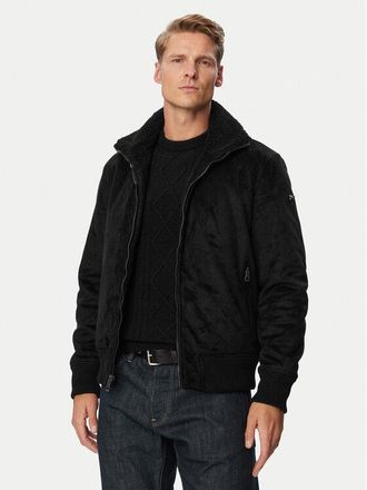 Guess &Uuml;bergangsjacke M6BL41 K6733 Schwarz Regular Fit