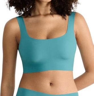 sloggi Zero Feel 2.0 Top Bra, Quiet Turquoise, Medium Femmes