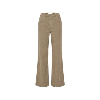 Twinset Pantalon large - Femme - Pantalons - Beige - Taille: 40 FR
