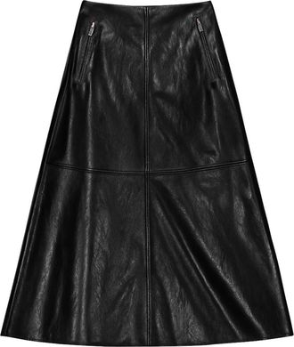 Gauch&egrave;re Femme, Jupes, Noir, Taille: 38 FR Leather Skirts