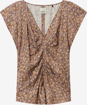 Isabel Marant Haut / Top Lonea - Femme - Ocre - Taille 34 - Isabel Marant