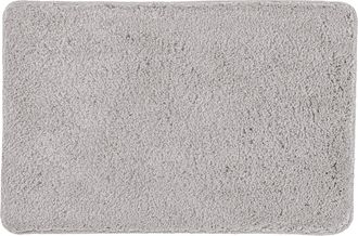 Kleine Wolke Badteppich Scott mit 50 x 70 cm in Silbergrau aus 100% Polyester