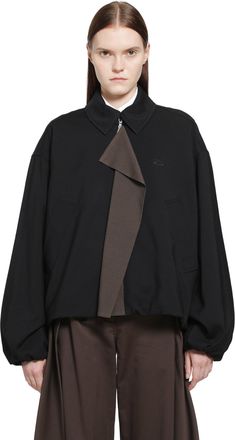 Loewe Viscose Wool Harrington Jacket