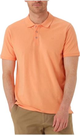 Matinique Herren Polo & T-Shirts im Melange-Stil - - Tops - Herren - Orange - M
