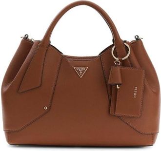 Guess sac &agrave; main sac &agrave; &eacute;paule bandouli&egrave;re Darcy Girlfriend Satchel Cognac brun