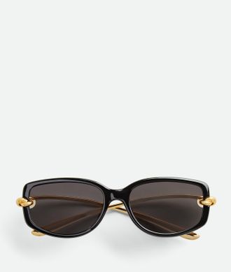 Bottega Veneta Lunettes De Soleil Rectangulaires Knot - Bottega Veneta