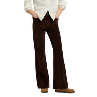 Pepe Jeans London Pantalon large Willa - Femme - Pantalons - Brun - Taille: W27