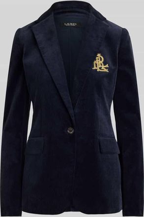 Lauren Ralph Lauren Regular Fit Kurzblazer mit Logo-Applikation