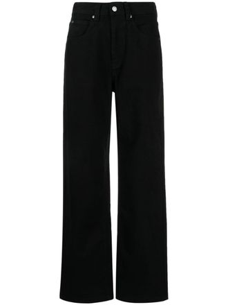 Izzue jean droit à taille haute - Noir