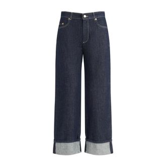 Max Mara Poggio Umschlagbund Jeans - - Jeans - Damen - Blau - 2XS