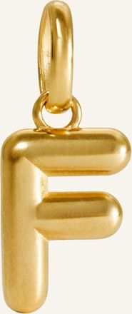 Pompidou Anh&auml;nger Puffy Letter F By Glambou gold