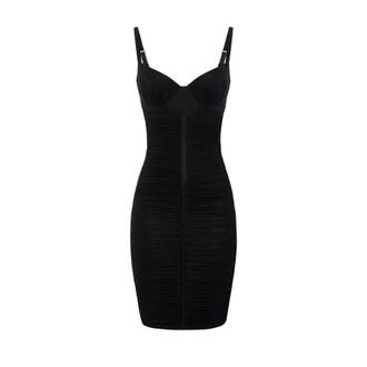 Elisabetta Franchi Damen, Kleider, Schwarzk, LGr&ouml;&szlig;e
