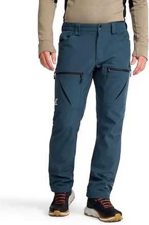 RevolutionRace Hiball Softshell Pants pour Homme, Pantalon dext&eacute;rieur pour la Randonn&eacute;e, Moonlit Ocean, S