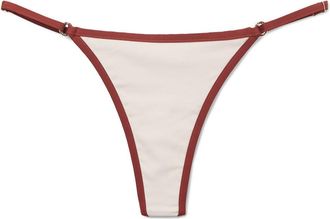 Calzedonia Thong Bikini Bottoms Bicolor Piping