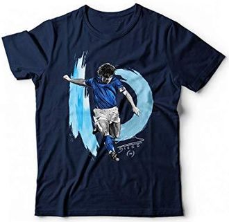 Generico T-shirt Diego Diez D1os Napoli - Tailles S à XXL, bleu, Medium