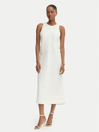 HUGO BOSS Sommerkleid C_Delinna 50559243 &Eacute;cru Regular Fit